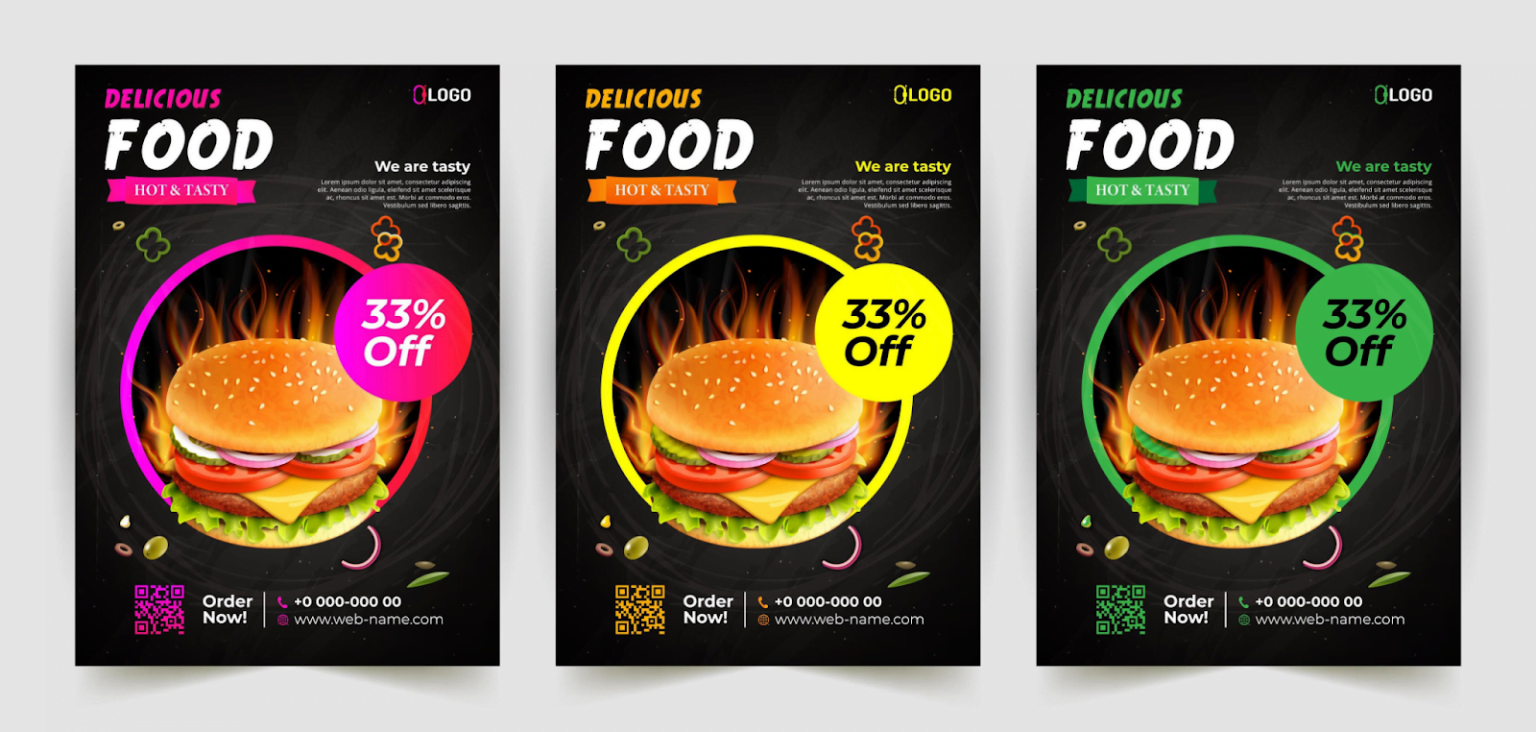 10 Contoh Iklan Burger, Inspirasi Desain & Template Gratis